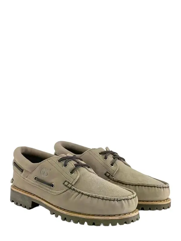 Timberland Mix Tape Suede Boat Shoes - Neutrals