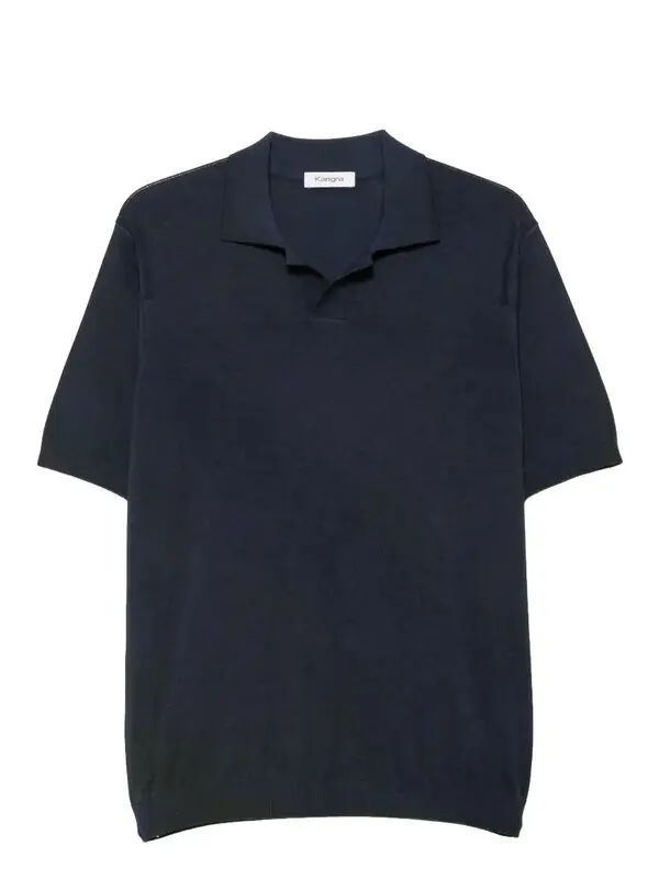 KANGRA Short-sleeve Polo Shirt - Blue