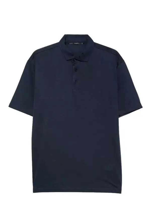 KANGRA Short-sleeved Polo Shirt - Blue