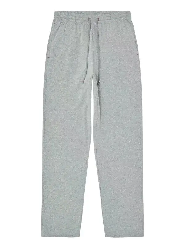 DIESEL® Cotton Jersey Track Pants - Grey