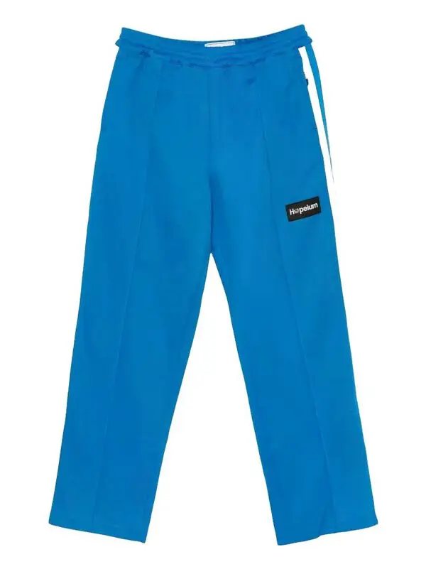 HOPEIUM Side-stripe Track Pants - Blue