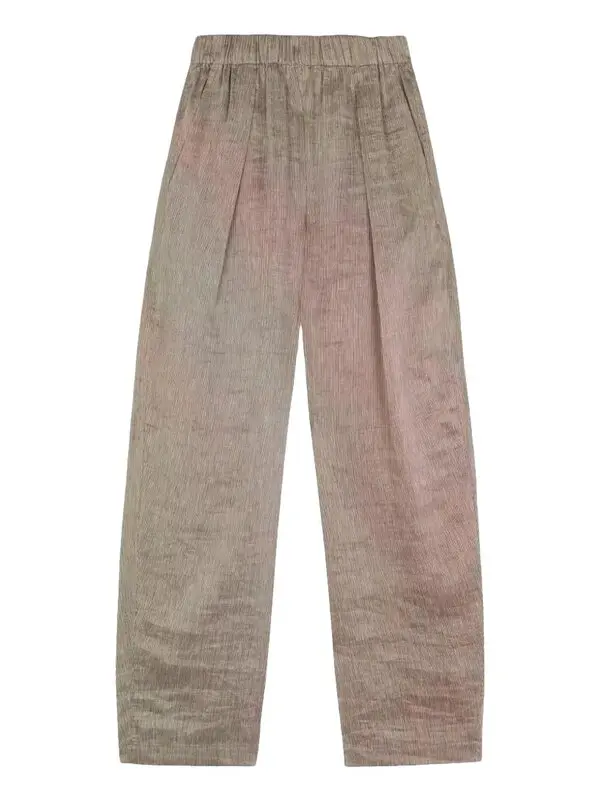 CORTANA Aria Pleated Trousers - Neutrals
