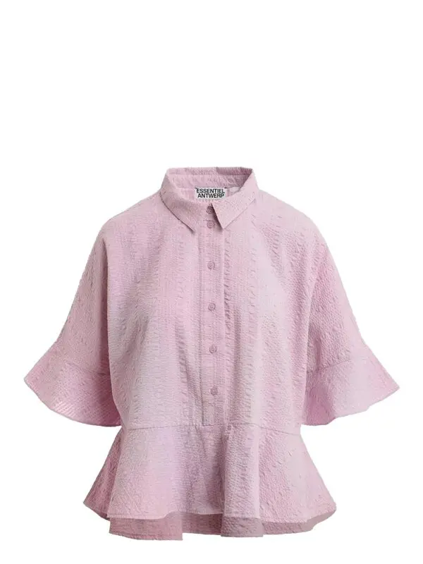 Essentiel Antwerp Peplum Hem Shirt - Pink