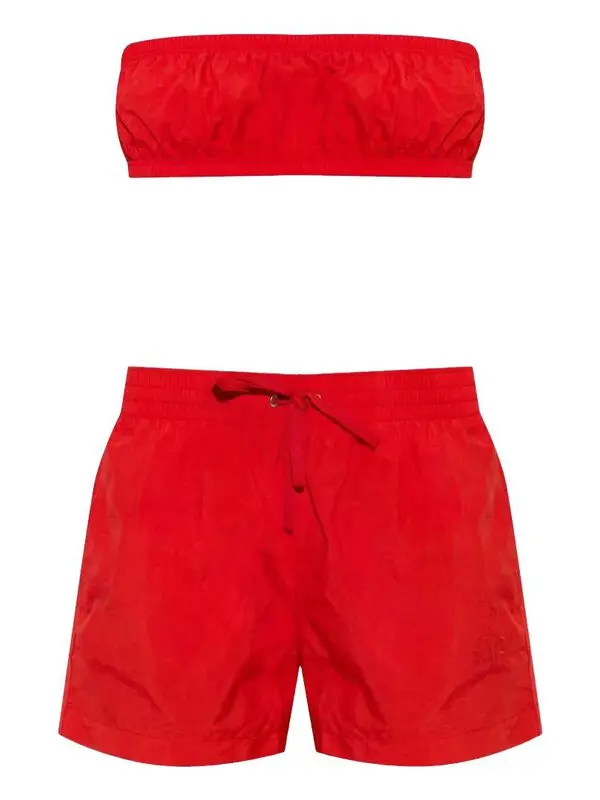 MAISON MARGIELA Drawstring-waistband Shorts - Red