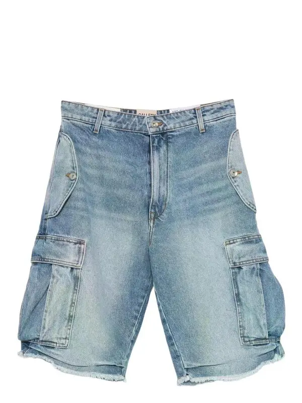GALLERY DEPT. Cargo Raw-cut Shorts - Blue