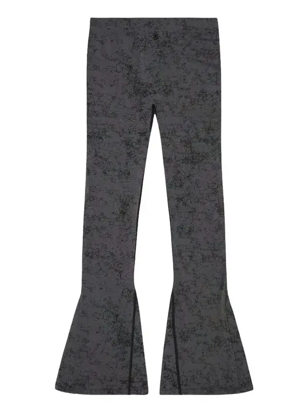 DIESEL® Fared Printed Leggings - Grey
