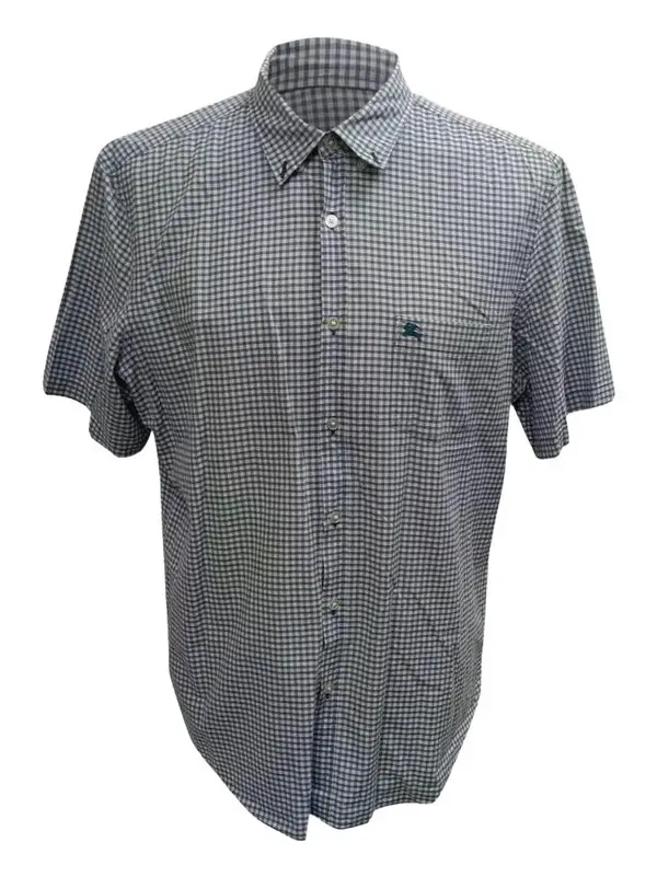 Burberry Plaid Shirt - Blue