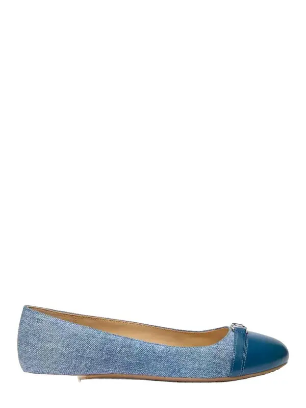 Michael Kors Mandy Denim Ballet Flats - Blue