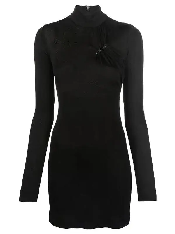 1017 Alyx 9sm High-neck Mini Dress - Black