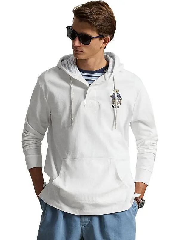 Polo Ralph Lauren Polo Bear Rugby Hoodie - White