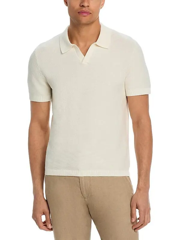 Rails Baker Relaxed Fit Knit Polo Top - Ivory