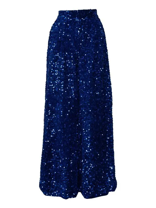 OFUURE Liza Sequin Pants - Blue