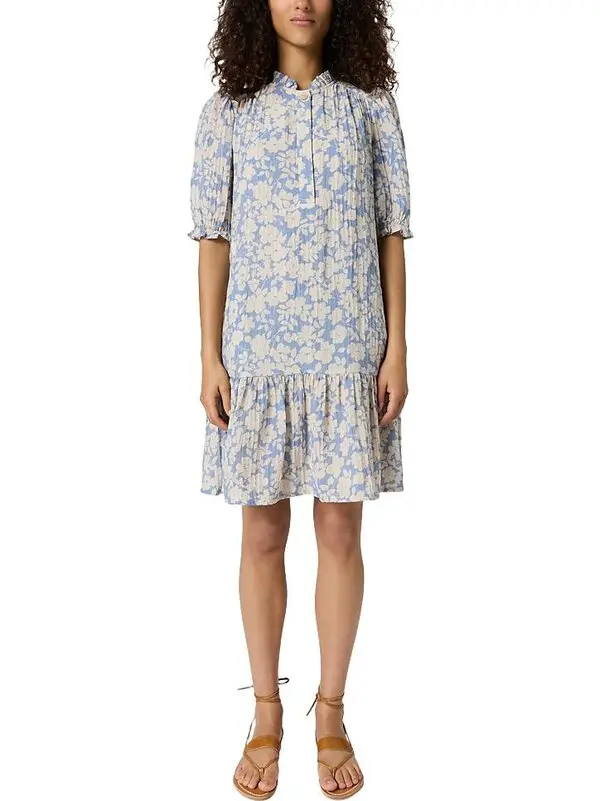Gerard Darel Romie Ruffled Dress - Bluesky