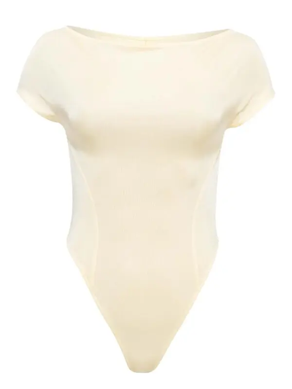 SÉLONE Auréon Cut-out Bodysuit - Yellow
