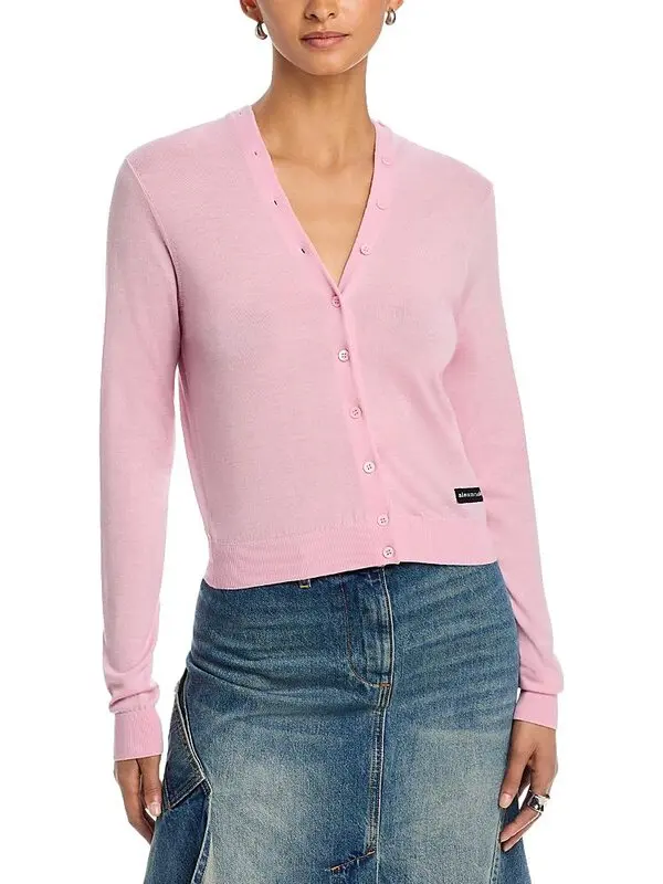 Alexander Wang Continuous Buttons Cardigan - Ballet Pink