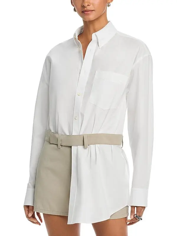 Alexander Wang Pre Styled Mini Dress - White/stone