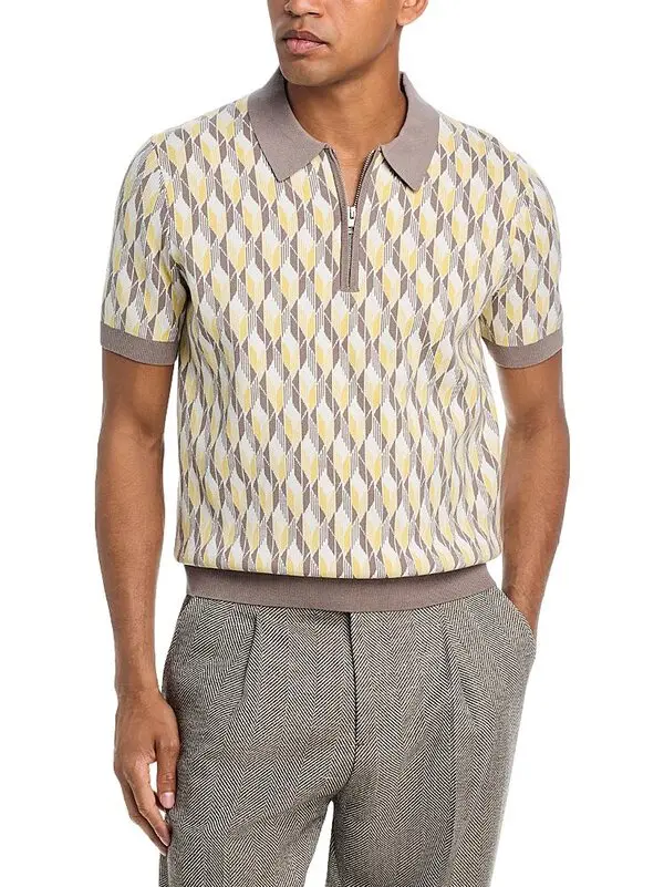 Hugo Seomo Regular Fit Patterned Polo Shirt - Open Misc