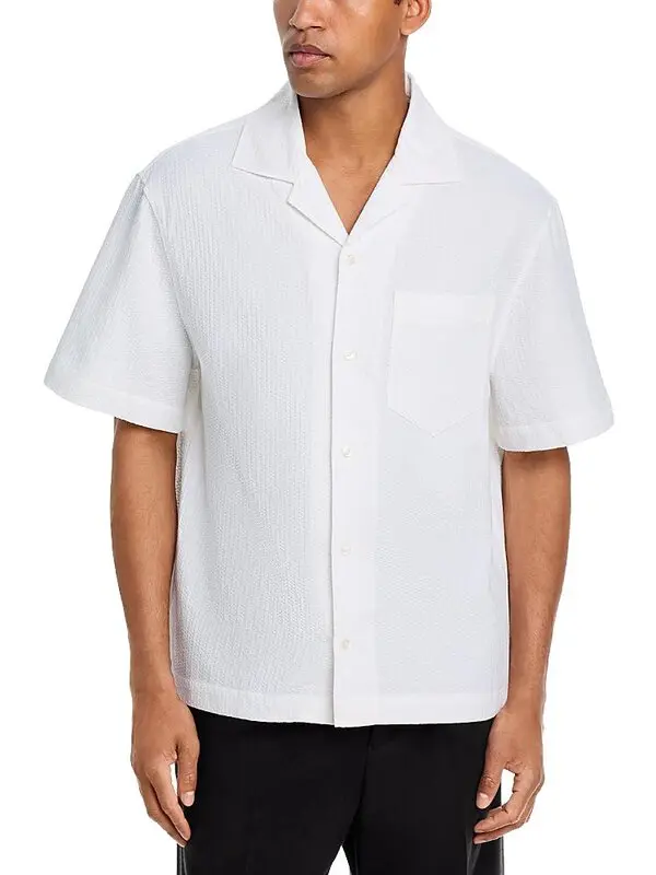 Hugo Exolino Oversized Fit Pocket Shirt - Open White