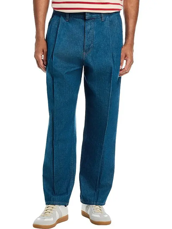 Hugo 245/1 Tailored Baggy Fit Jeans - Dark Blue