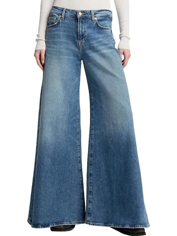 7 For All Mankind Willow Extra Wide Jeans - Debut