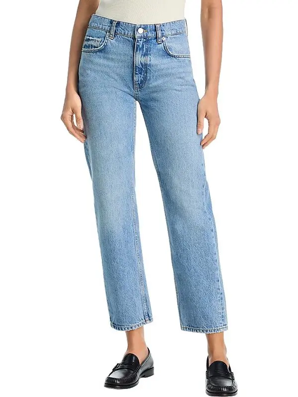 ANINE BING Kate High Rise Jeans - Vintage Blue