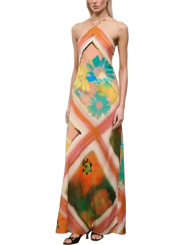Staud Cubism Dress - Superbloom
