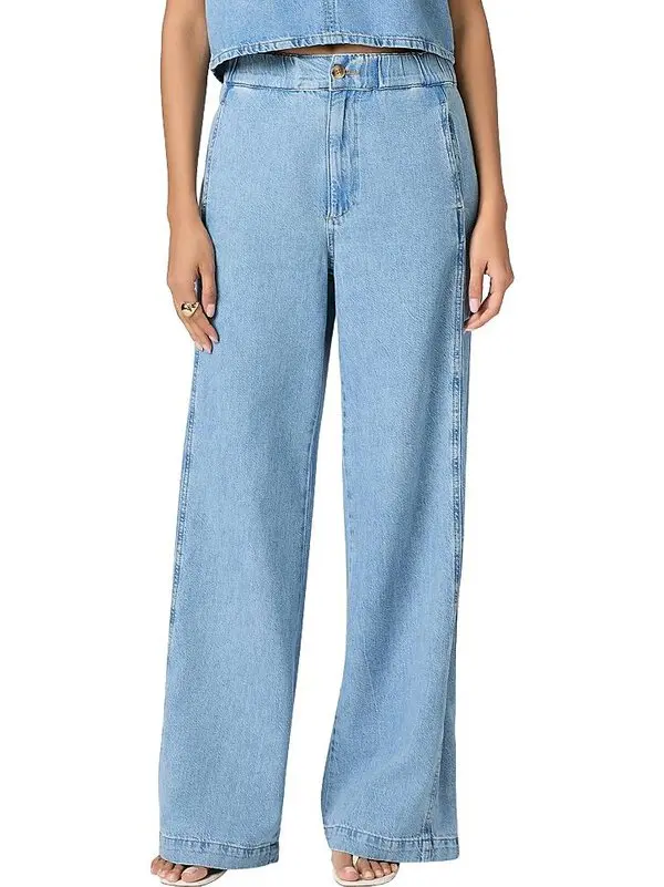 Paige Rumi High-rise Wide-leg Jeans - Revolution