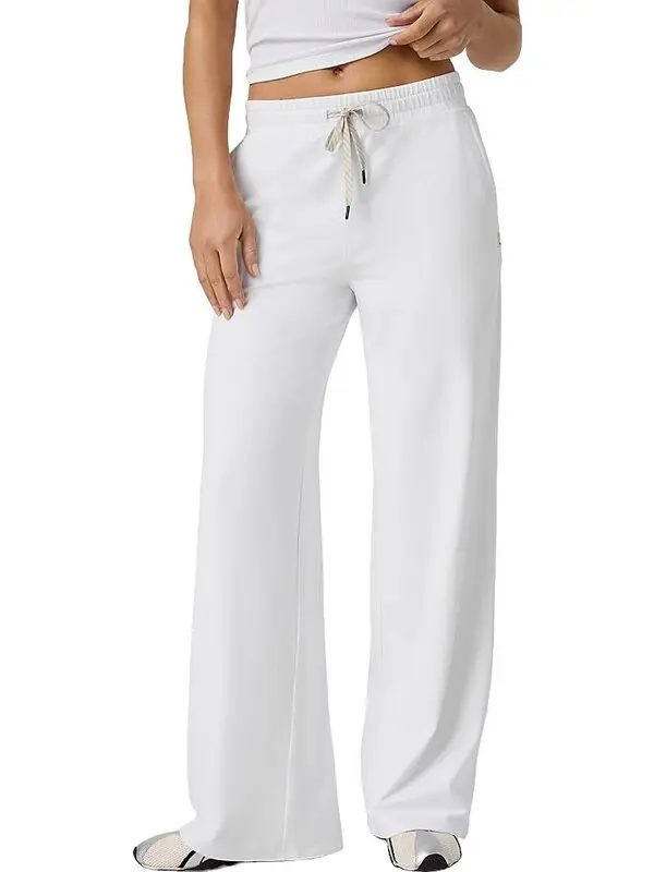 Vuori Halo Essential Wide Leg Pants - White