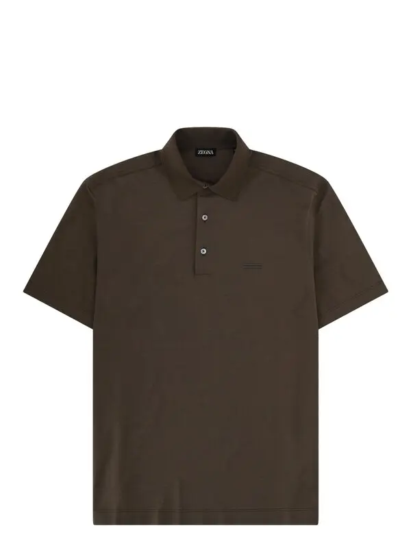 Zegna Polo Regular Fit - Brown