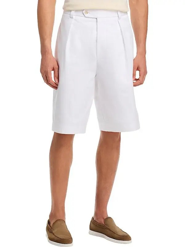 BOSS X Beckham Cotton Shorts - White