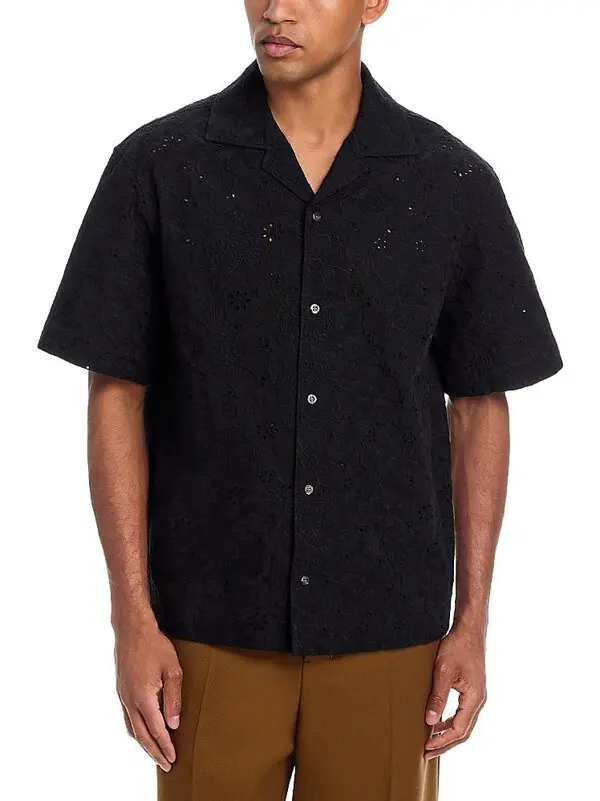 Hugo Espino Oversized Fit Shirt - Black