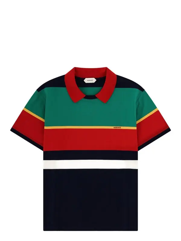 Versace T-shirt In Jersey - Multicolour