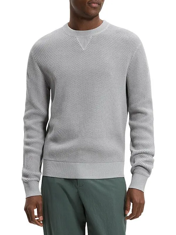 Theory Myhlo Long Sleeve Crewneck Sweater - New Dark Vapor