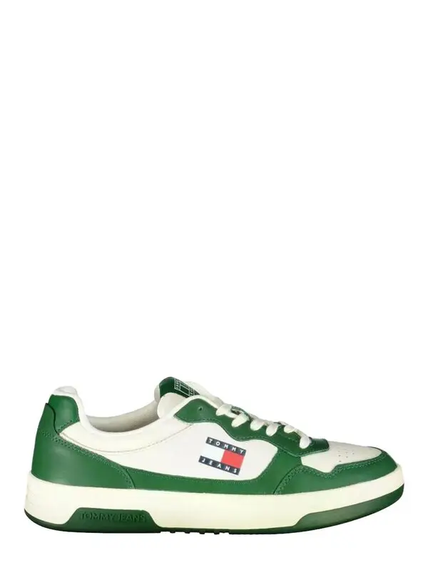 Tommy Hilfiger Logo Patch Panelled Sneakers - Green