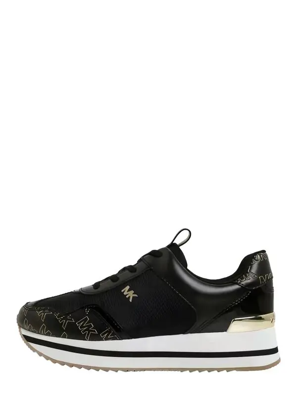 Michael Kors Raina Logo-print Sneakers - Black