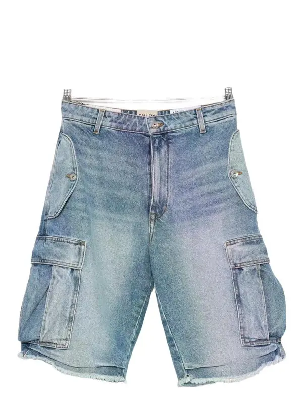 GALLERY DEPT. Cargo Raw-cut Shorts - Blue