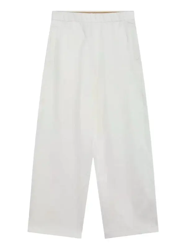 Max Mara Elasticated-waistband Track Pants - White