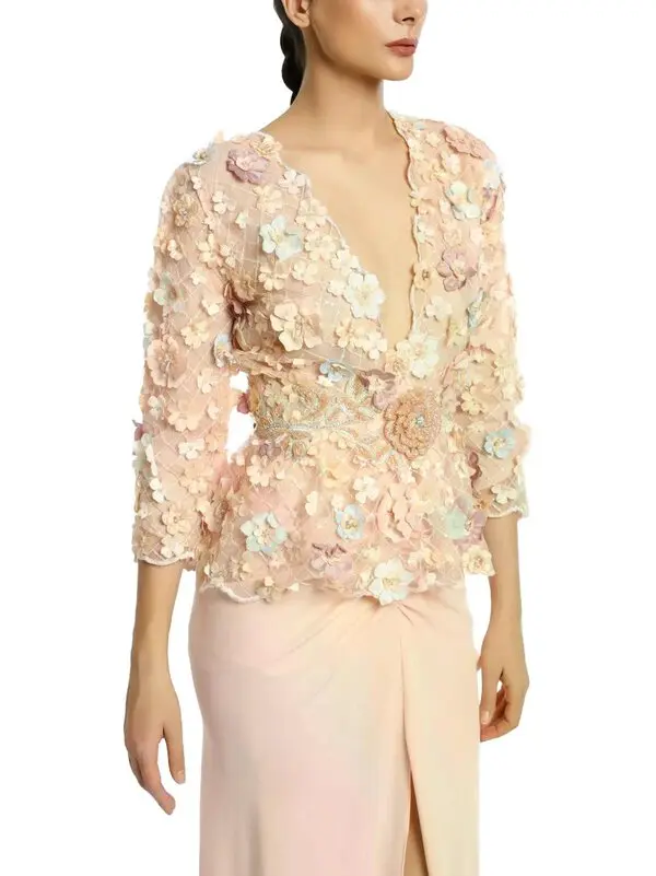MIAU BY CLARA ROTESCU Chadia Gown Dress - Pink