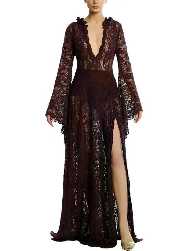 MIAU BY CLARA ROTESCU Boaz Gown - Brown
