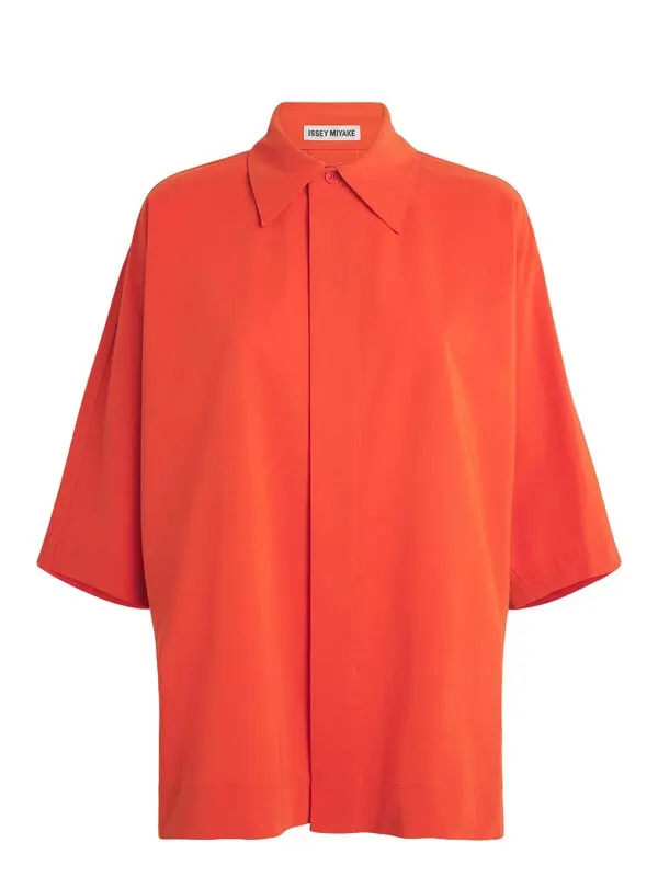 Issey Miyake Looped Shirt - Red