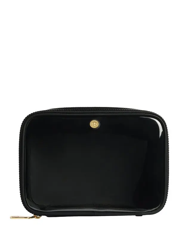 Harrods Clear Cosmetic Bag - Black