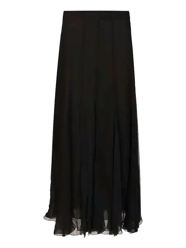 Chloé Fluid Maxi Skirt - Black