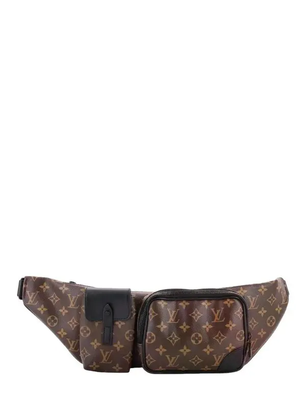 LOUIS VUITTON Christopher Bumbag Macassar Monogram Canvas - Black