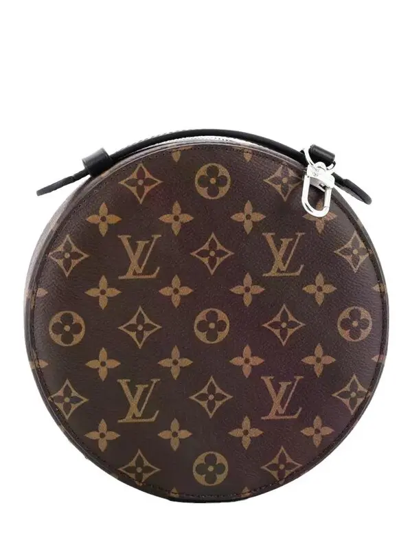 LOUIS VUITTON Audio Case Macassar Monogram Canvas Satchel - Brown