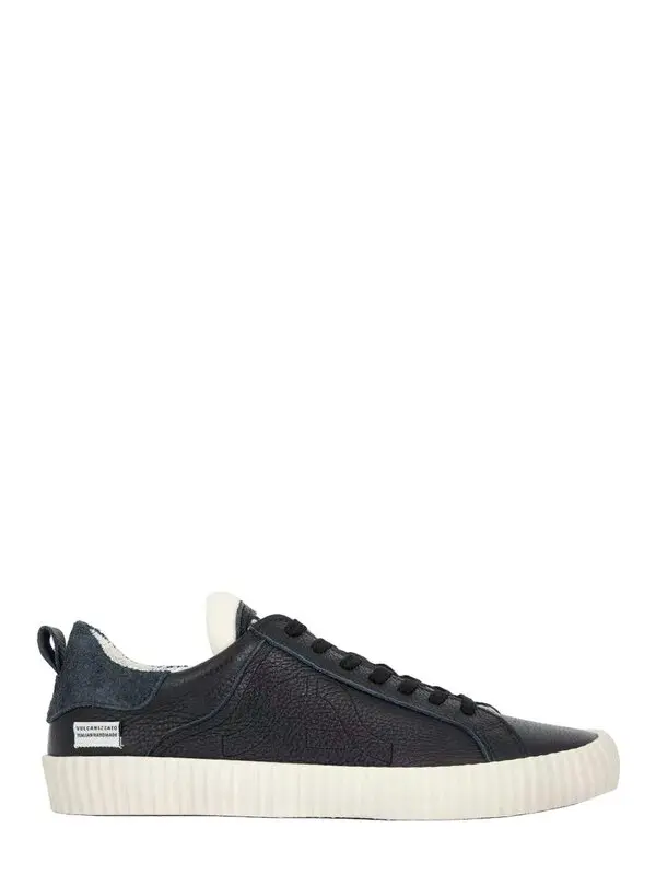 SPRINGA Wavy Ridged-sole Sneakers - Black