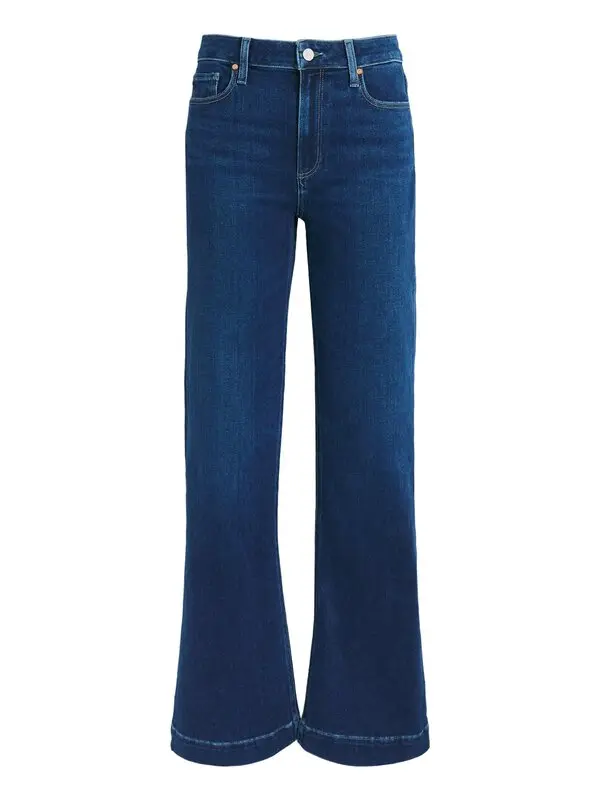 Paige Leenah Wide-leg Jeans - Blue