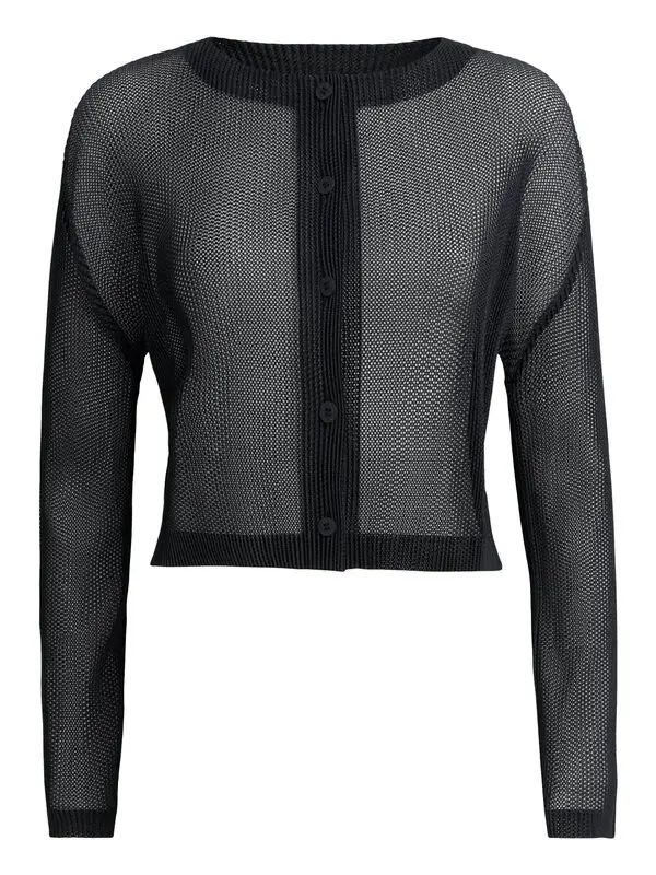 Issey Miyake Tatami Cardigan - Black