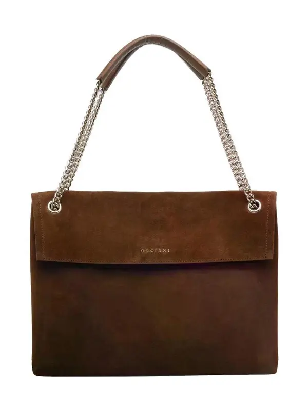 ORTIGNI Venus Midi Shoulder Bag - Brown