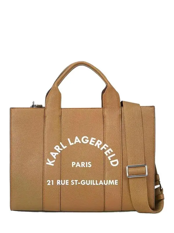 Karl Lagerfeld Medium Rue St-guillaume Tote Bag - Brown