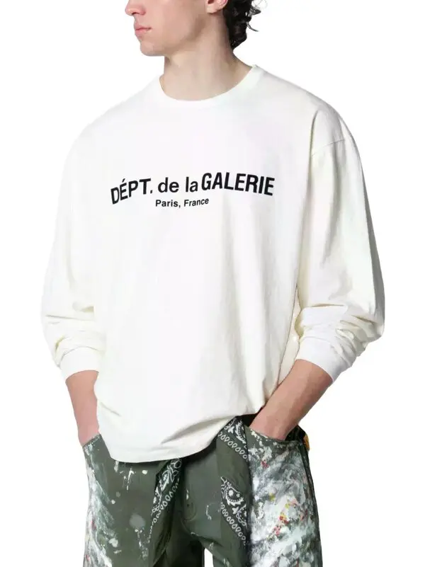 GALLERY DEPT. French Logo Long-sleeve T-shirt - Neutrals